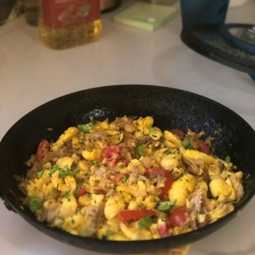 Jamaican Ackee and Saltfish - TheShyFoodBlogger