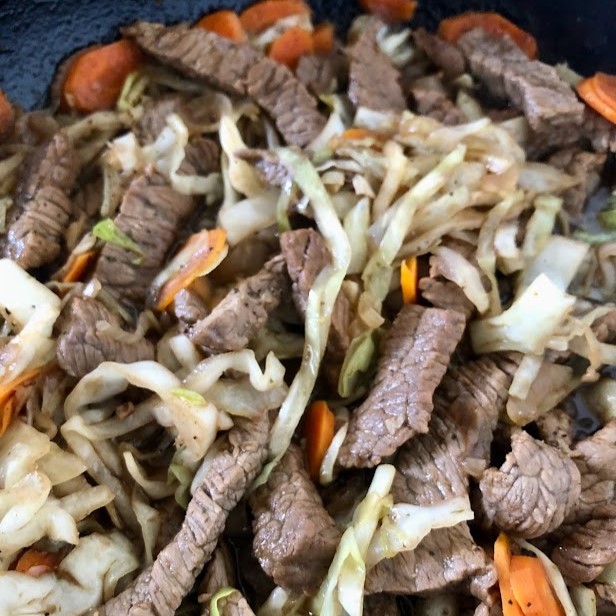 Jamaican Stir Fry Beef - TheShyFoodBlogger