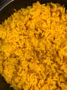 Turmeric Rice (Yellow Rice) - TheShyFoodBlogger