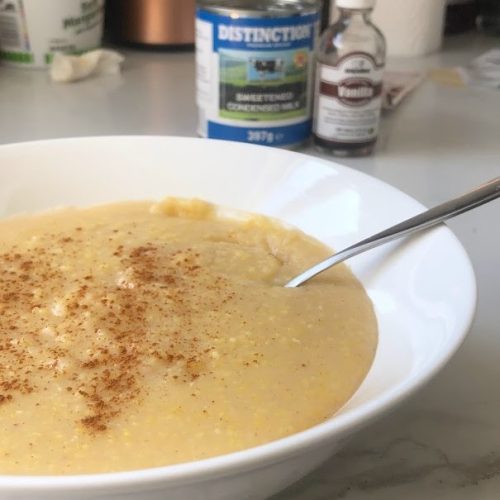 Jamaican Cornmeal Porridge - TheShyFoodBlogger