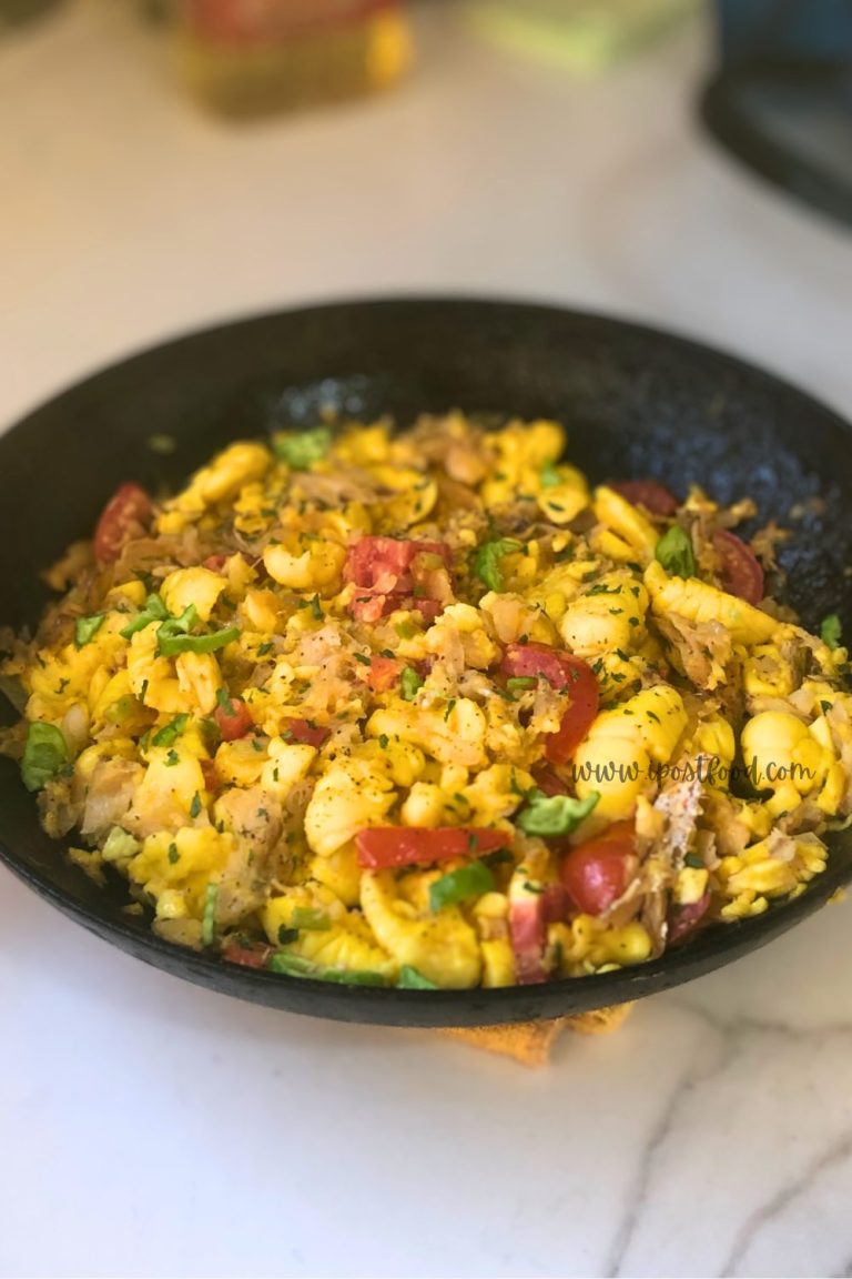 Jamaican Ackee and Saltfish - TheShyFoodBlogger