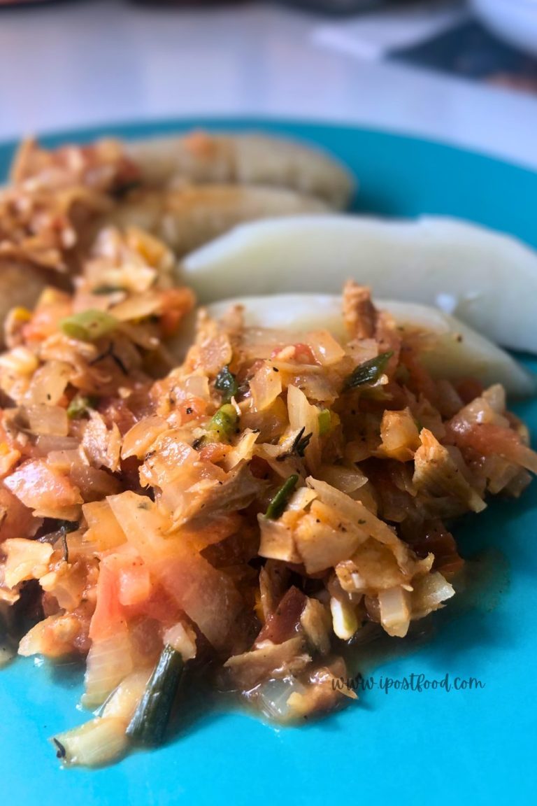 Jamaican Sauteed Saltfish - TheShyFoodBlogger