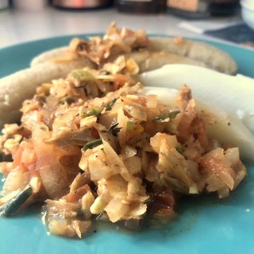 Jamaican Sauteed Saltfish - TheShyFoodBlogger